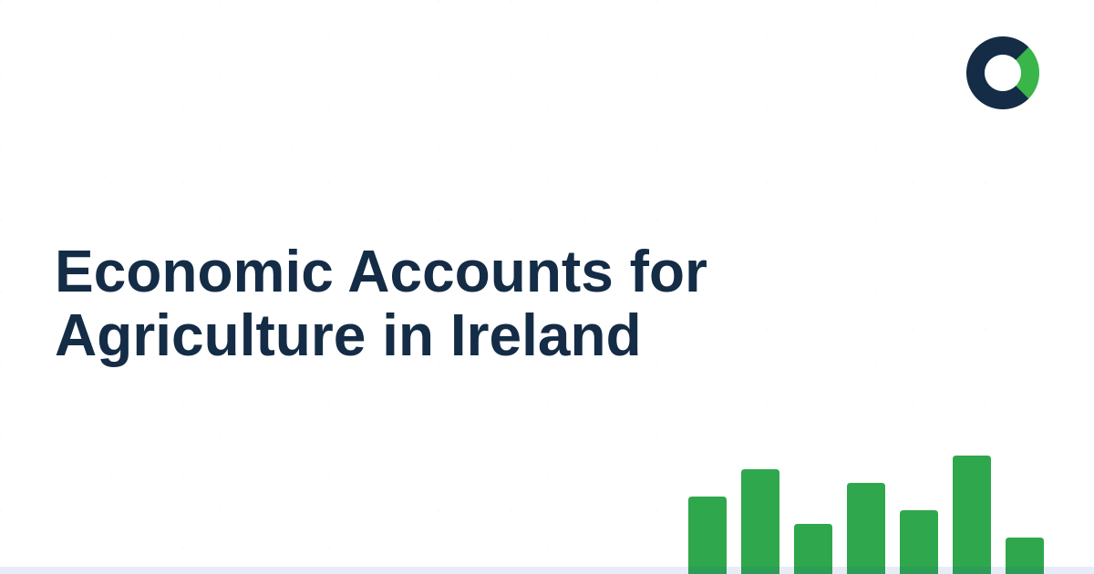 Economic Accounts for Agriculture in Ireland - Monitly Blog