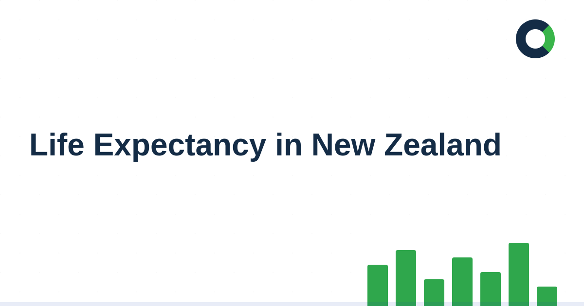 Life Expectancy in New Zealand - Monitly Blog