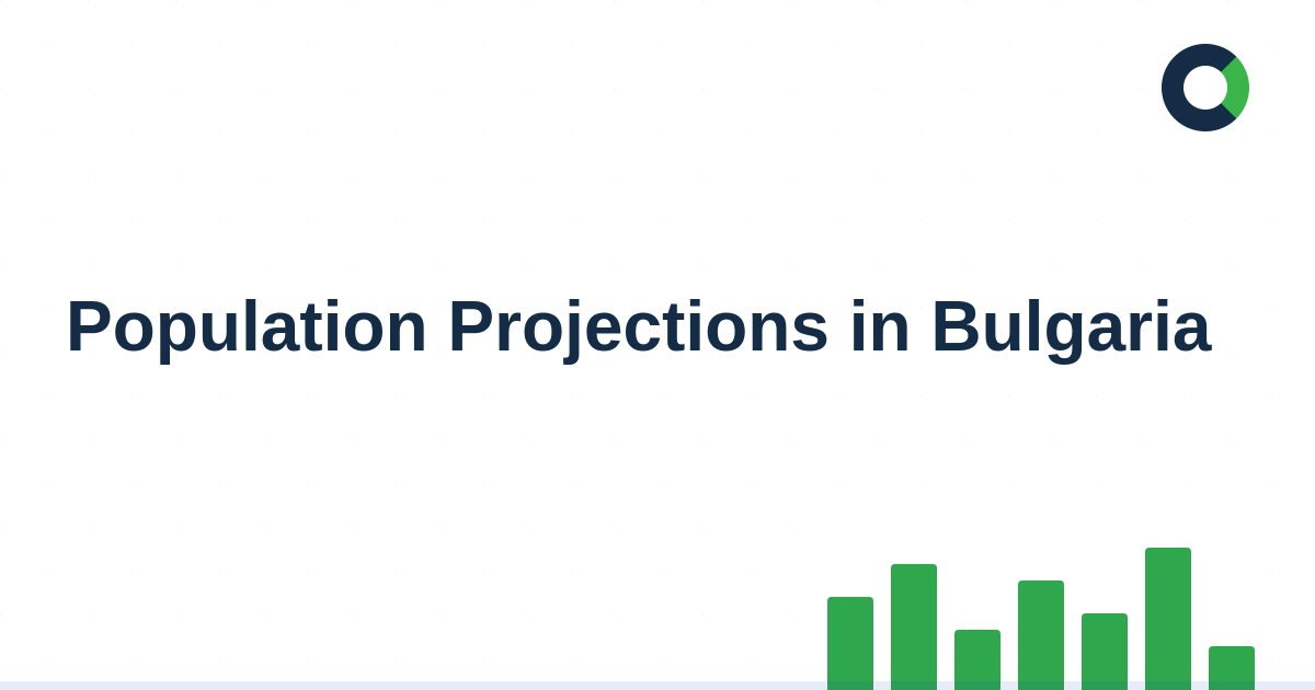 Population Projections in Bulgaria - Monitly Blog