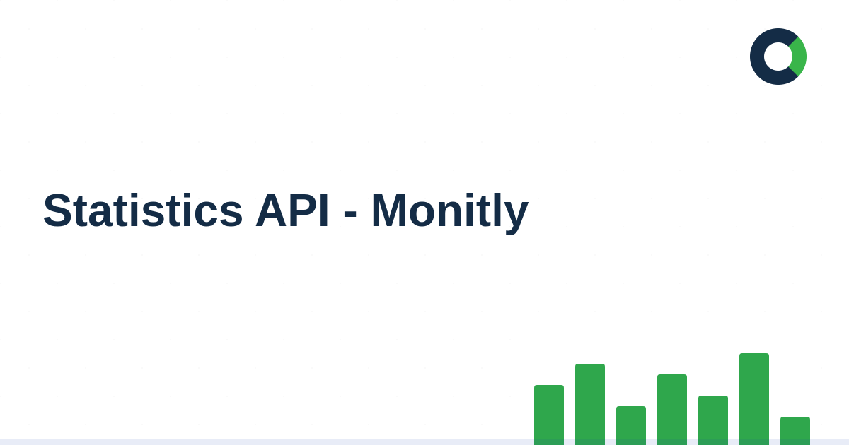 Statistics API - Monitly